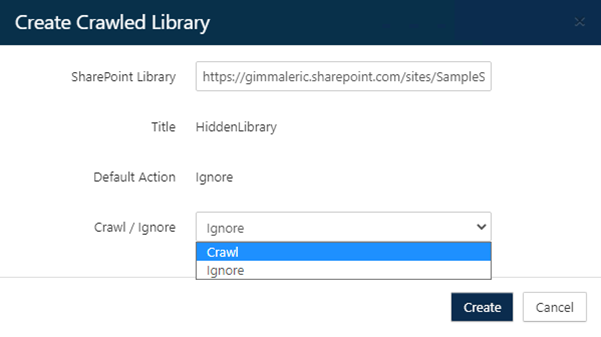Setting Up Crawl Library Overrides